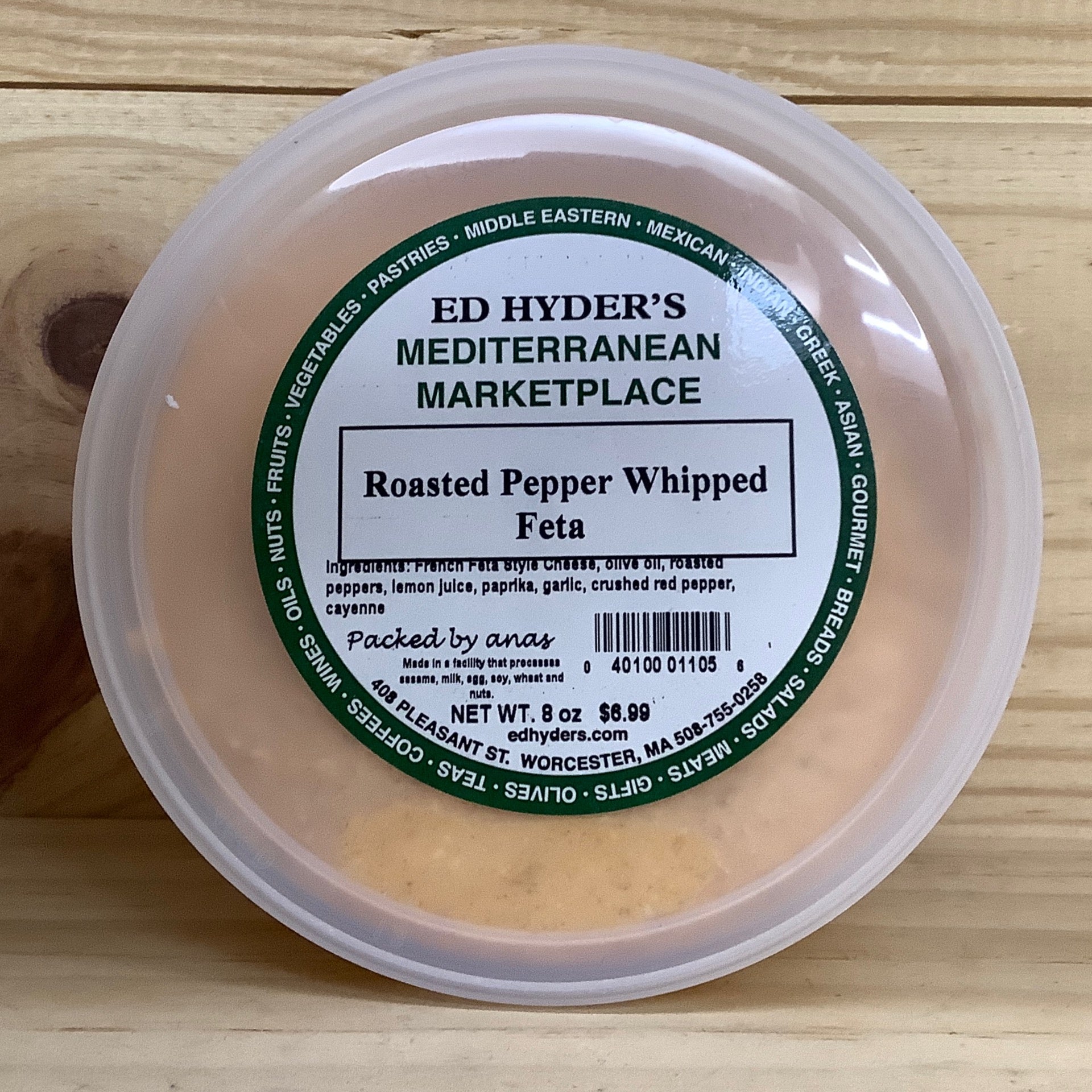 Dips - Roasted Pepper Whipped Feta | ED HYDER'S MEDITERRANEAN MARKETPLACE