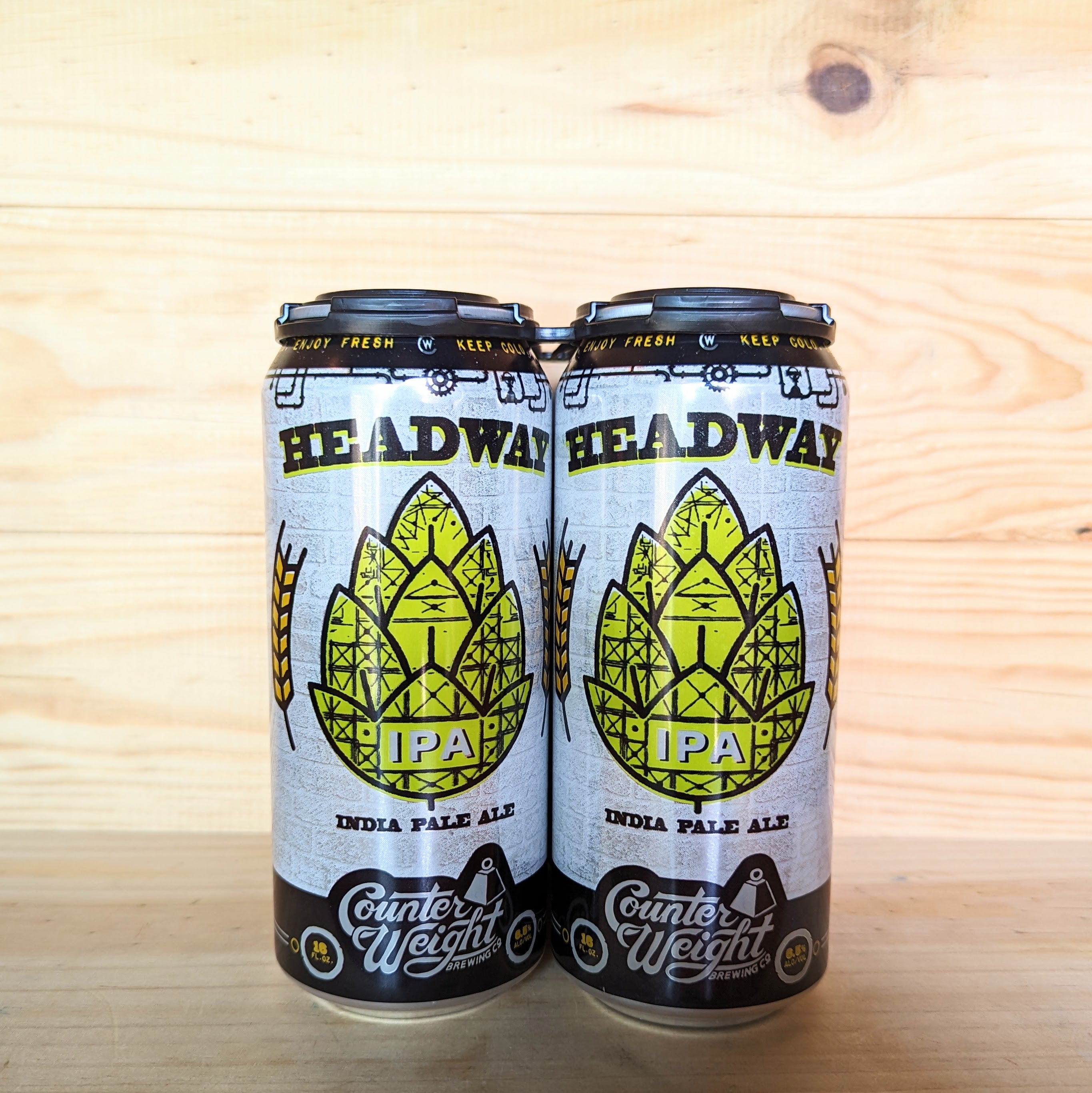 Beer - Counter Weight, Headway IPA (4 16oz Cans) - Cheshire ...