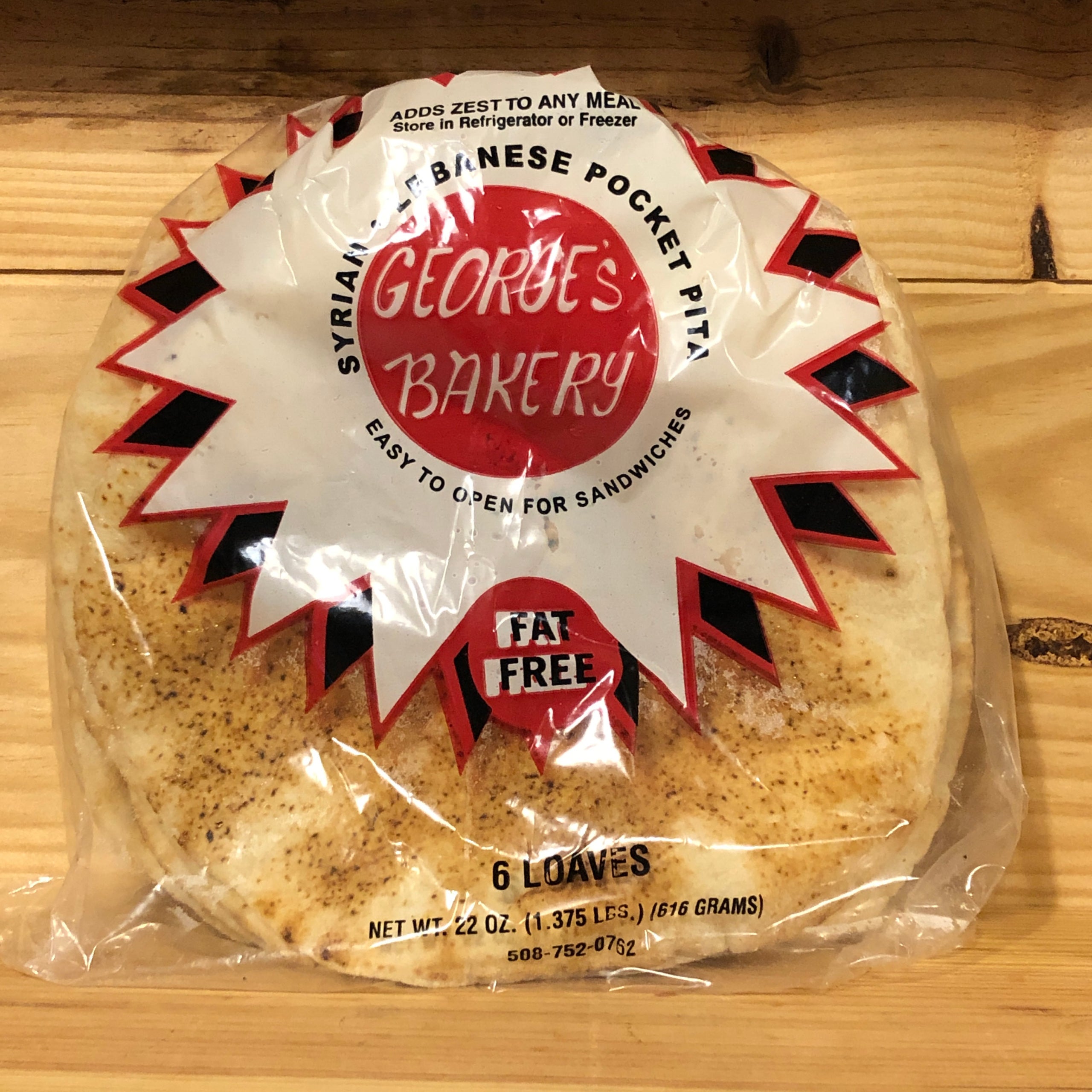 George's 22oz (Traditional Thick) Syrian Pita Bread | ED HYDER'S ...